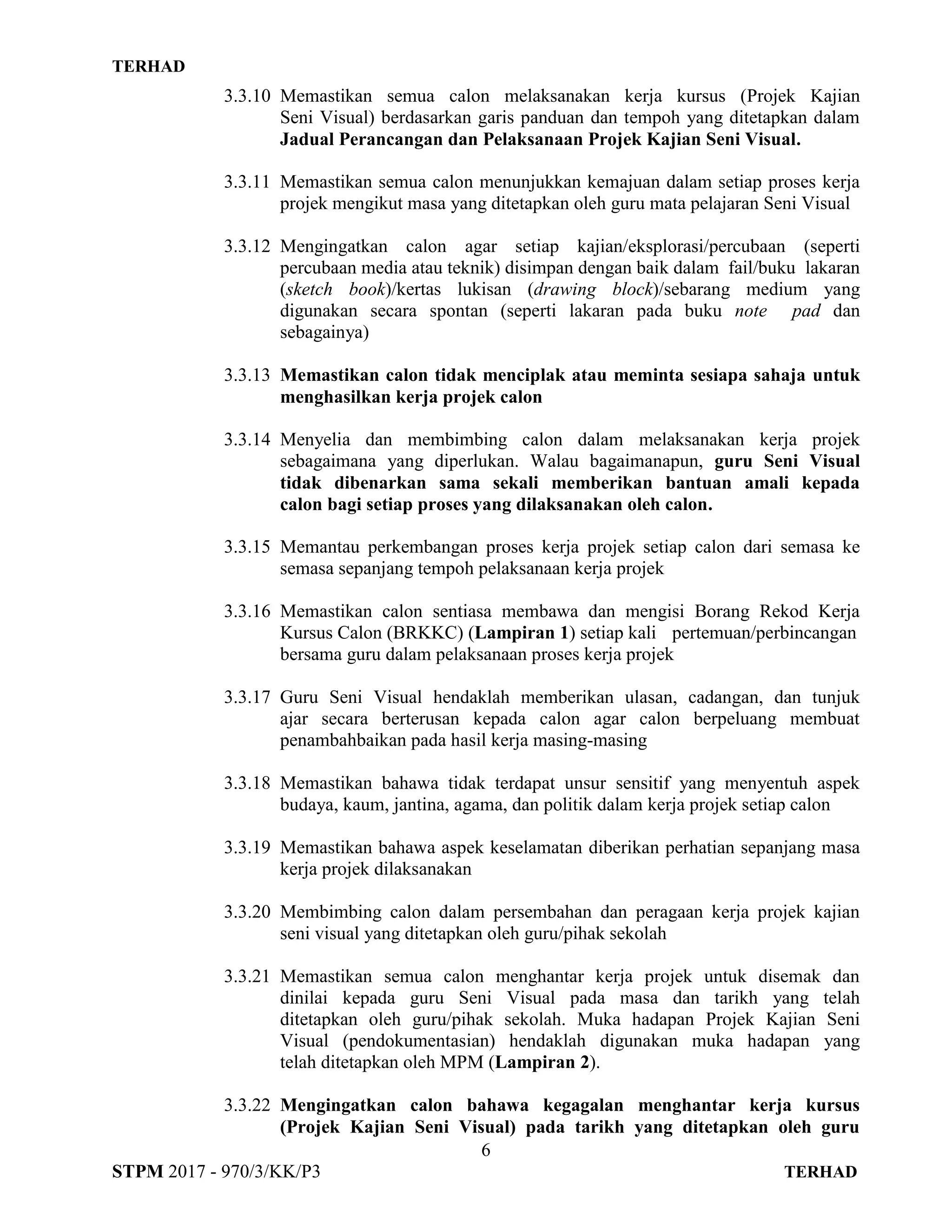 Seni visual manual kk projek 9703 | PDF