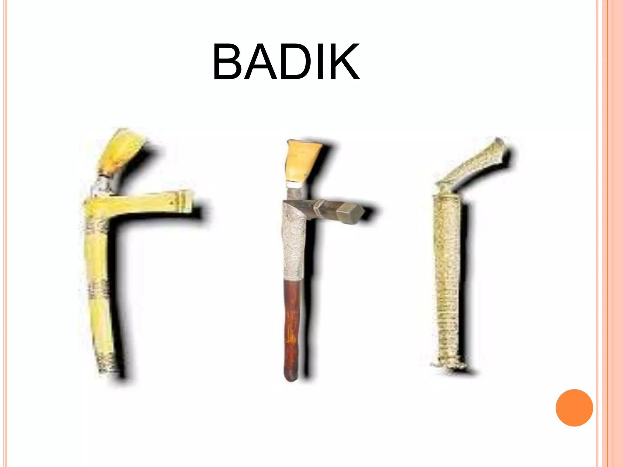 Senjata tradisional masyarakat melayu | PPTX