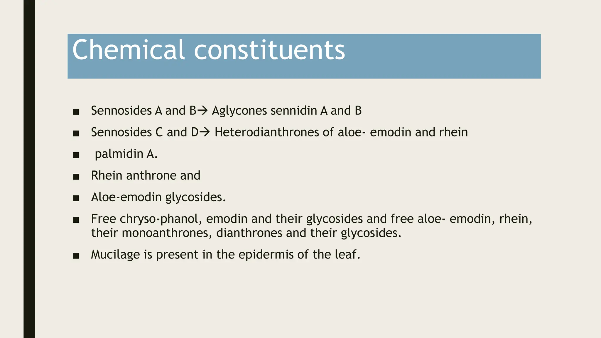 senna plant pharmacognosy in b. Pharmacy | PPTX