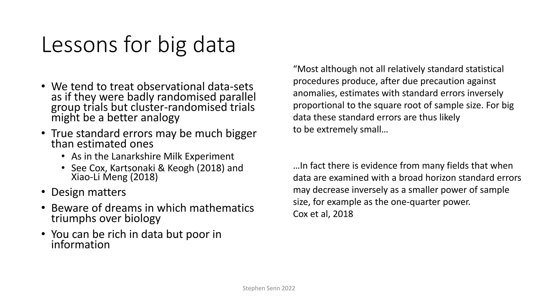 Whatever happened to design based inference | PPTX | Science