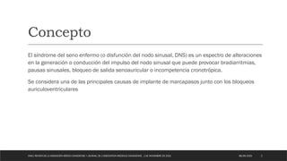 ENFERMEDAD DEL SENO ENFERMO. CARDIOLOGIA .pptx