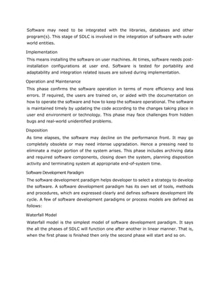Software Engineering Evolution Software Paradigm | DOCX