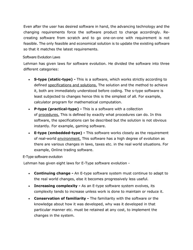Software Engineering Evolution Software Paradigm | PDF