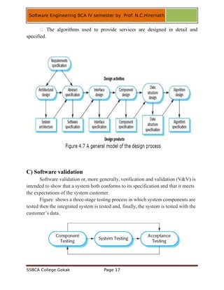 Software engineering for IV sem BCA ,RCU Belgavi.Syllabus | PDF