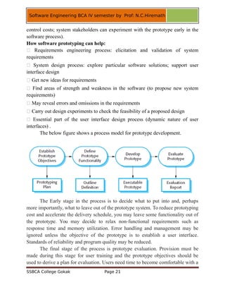 Software engineering for IV sem BCA ,RCU Belgavi.Syllabus | PDF
