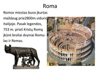 Senoves roma | PPT
