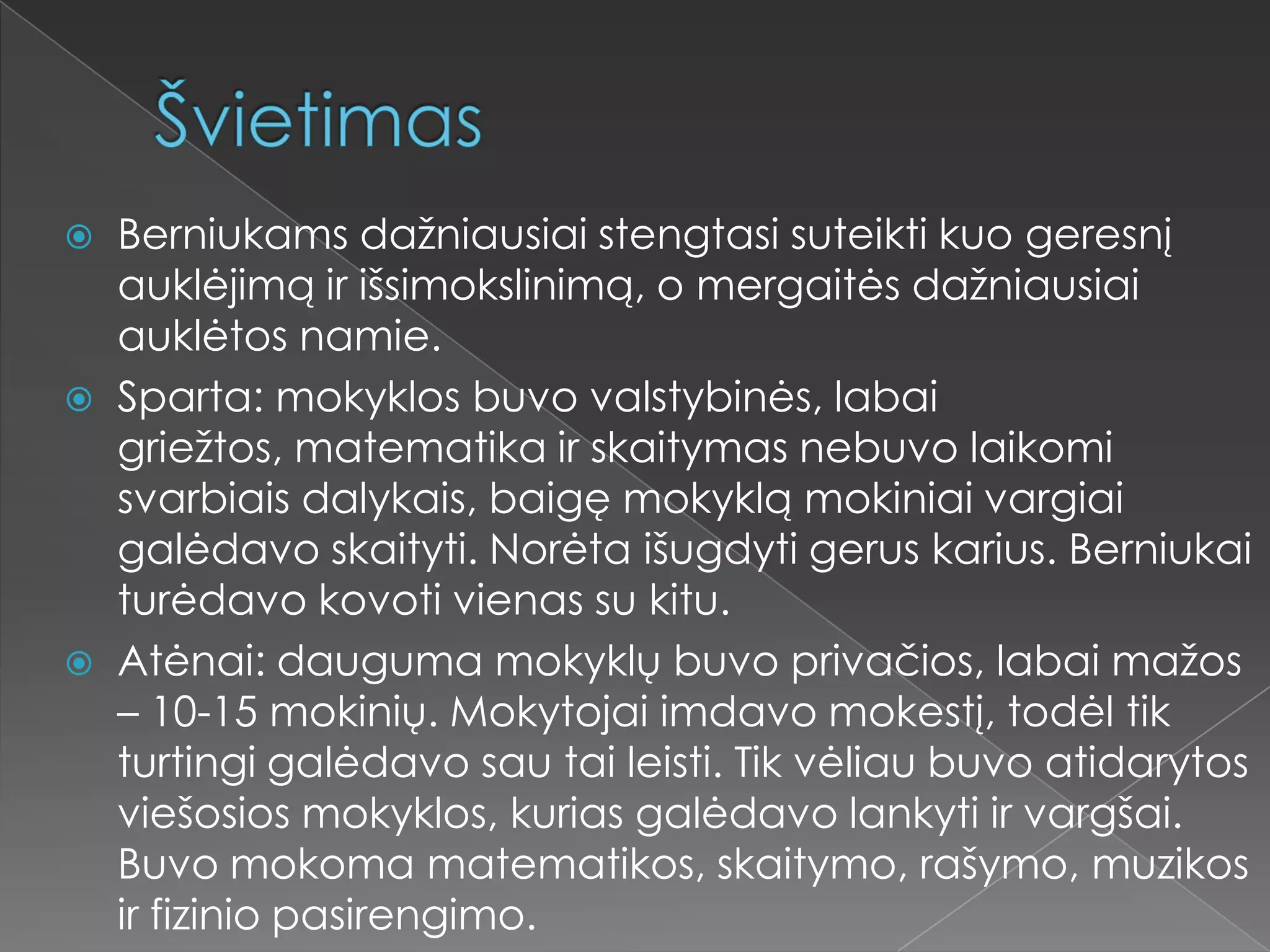 Senovės graikijos kultūros palikimas ir įtaka europai | PPTX