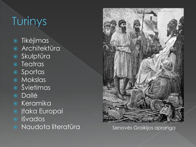 Senovės graikijos kultūros palikimas ir įtaka europai | PPT