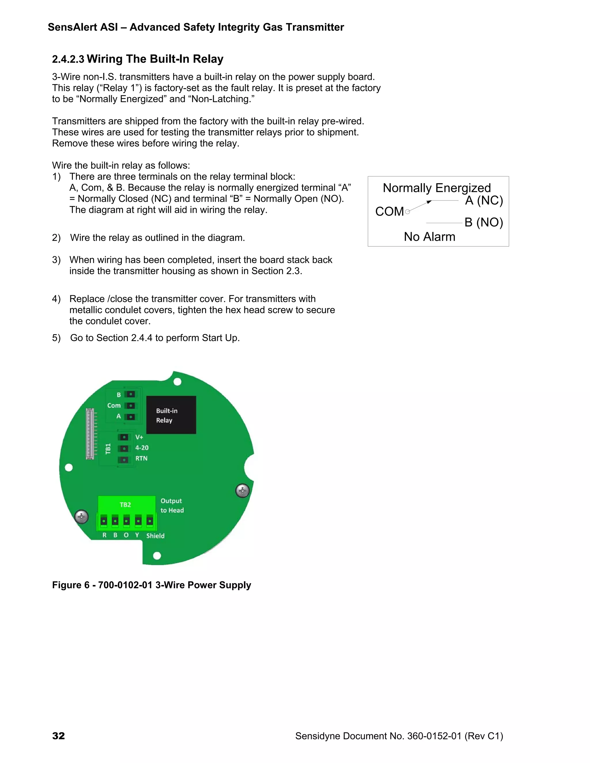 SensAlert ASI Advanced Safety Integrity Gas Transmitter | PDF