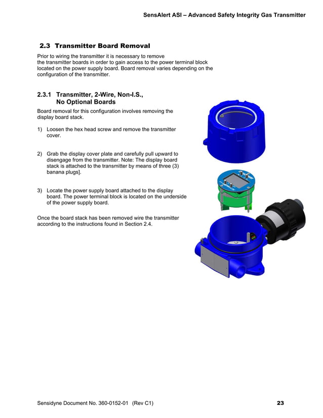 SensAlert ASI Advanced Safety Integrity Gas Transmitter | PDF
