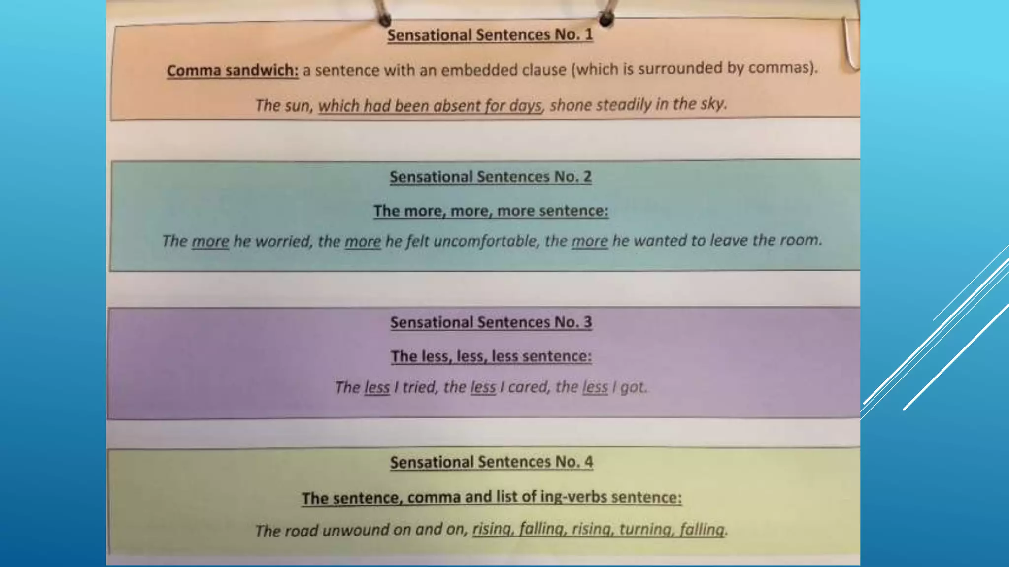 Sensational sentences! | PPT
