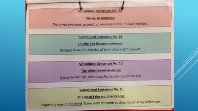 Sensational sentences! | PPT | Free Download