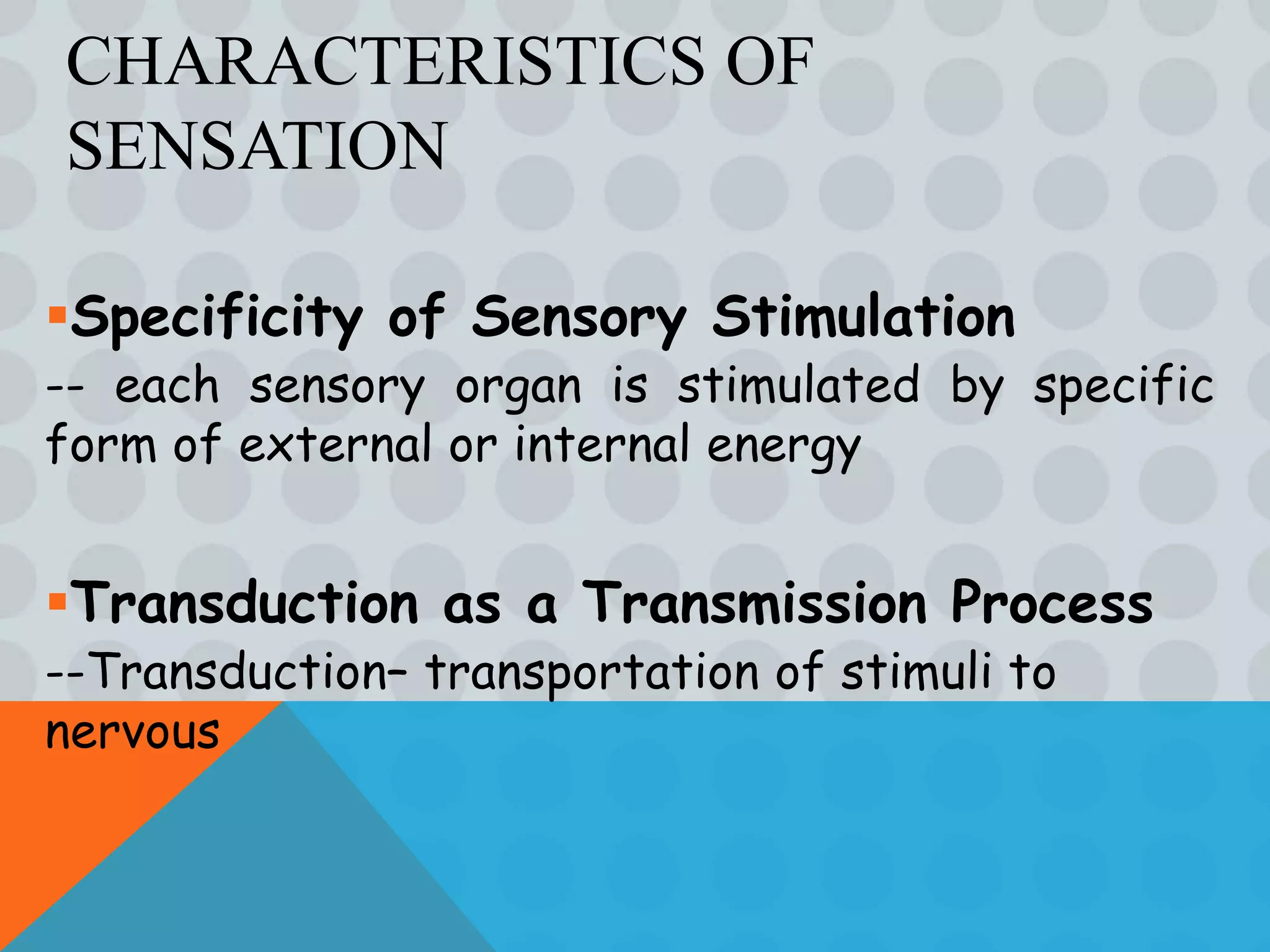 Sensation and Perception (psychology) | PPTX