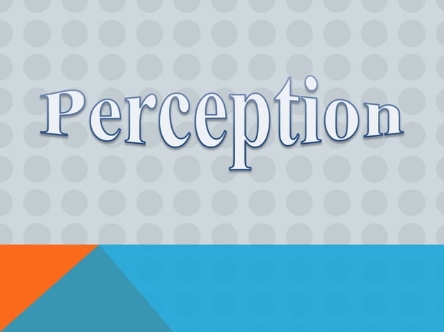 Sensation and Perception (psychology) | PPTX | Eye and Vision ...