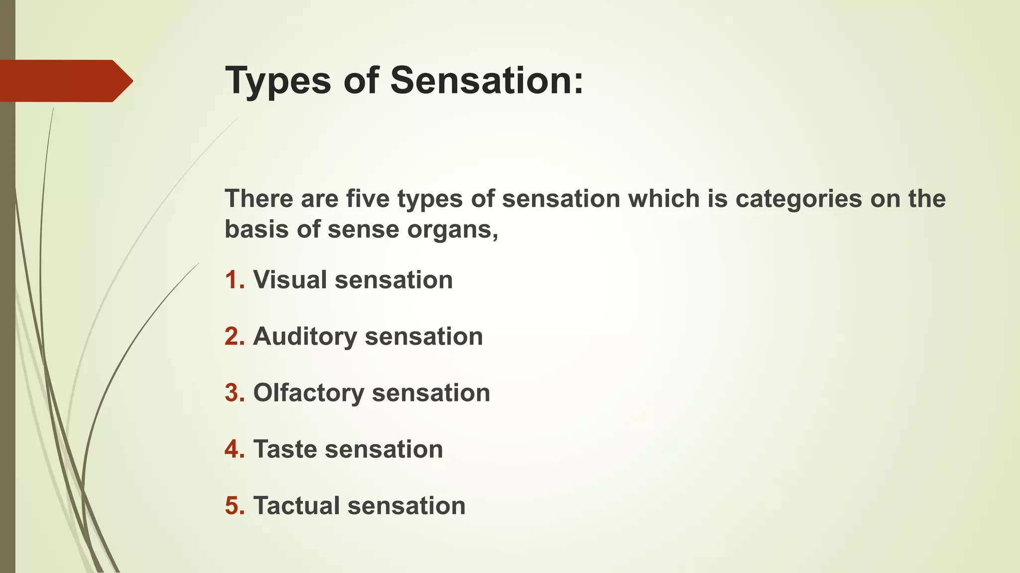 Sensation and perception | PPTX
