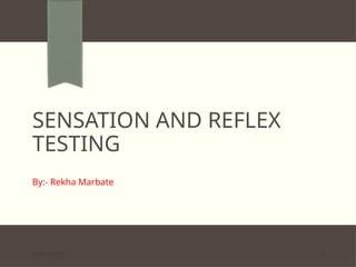 full Sensation Examination.pptx hd pages | PPT