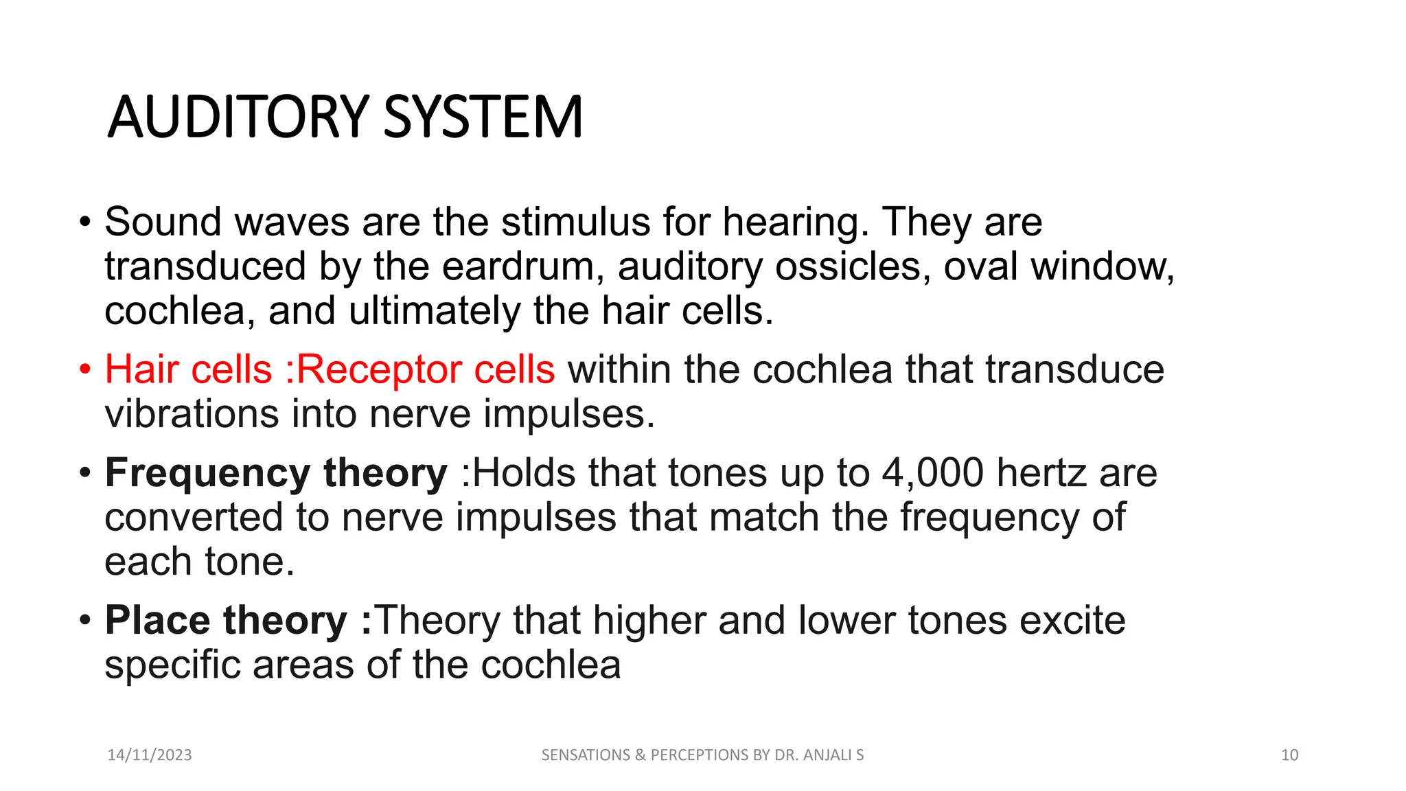 sensation and perception,psychology topic | PPTX