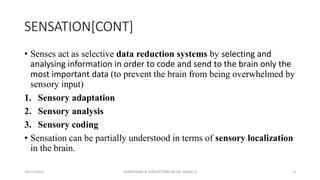 sensation and perception,psychology topic | PPTX