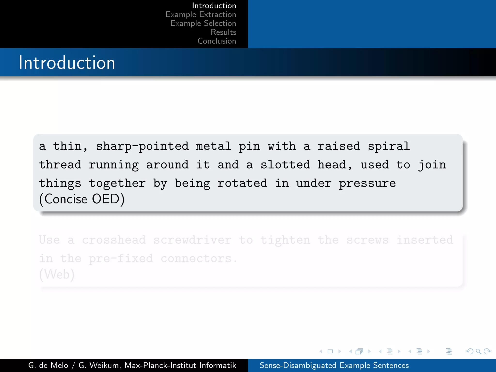 Extracting Sense-Disambiguated Example Sentences From Parallel Corpora ...