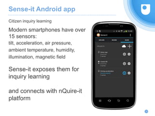 Sense-it - mLearn 2015 presentation | PPT