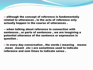 Sense and reference | PPTX