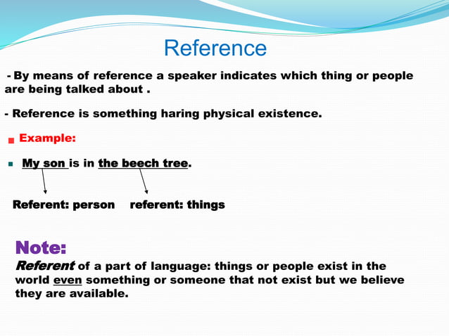 Sense and reference | PPTX