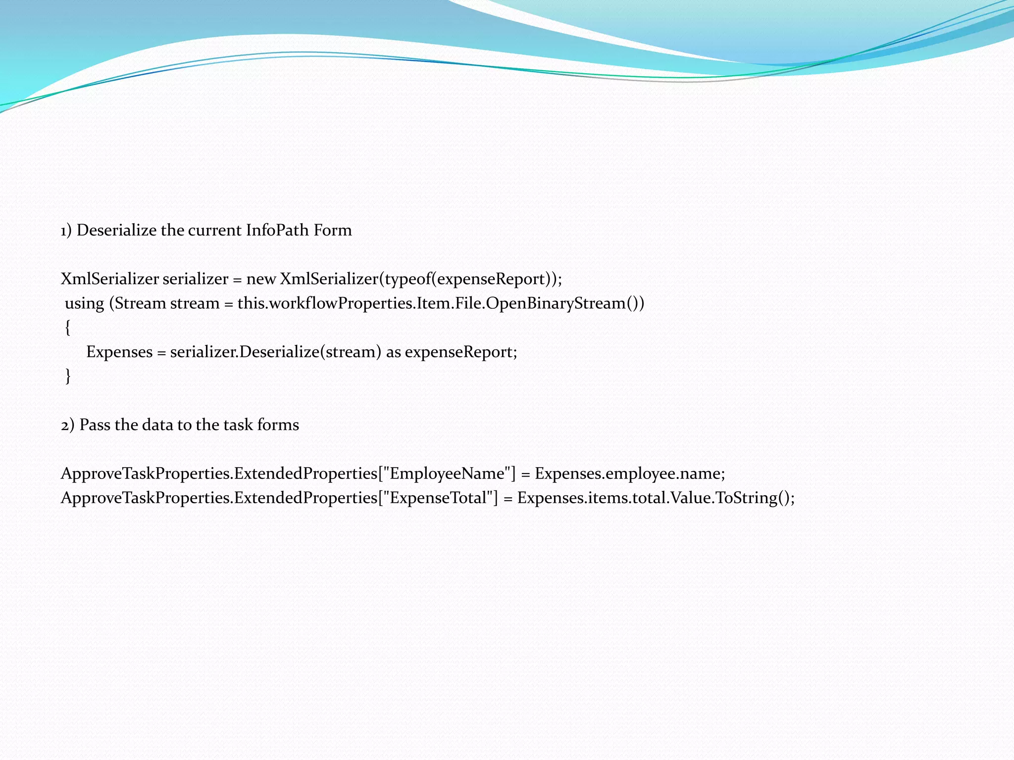 Sense And Simplicity Info Path Task Forms Made Easy | PPT