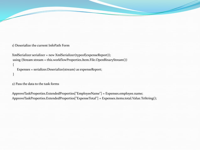 Sense And Simplicity Info Path Task Forms Made Easy | PPT
