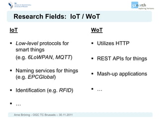 The SenseBox project & Internet of Things standardization ...