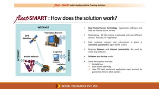 India's Leading Vehicle Tracking System from Sensel telematics | PPT
