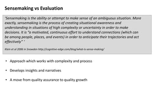 Sensemaking LS and DL | PPTX