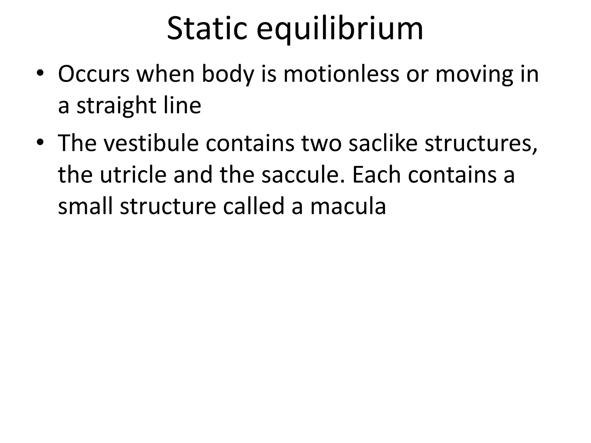 Sense of equilibrium | PPT