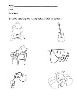Sense of taste | DOCX
