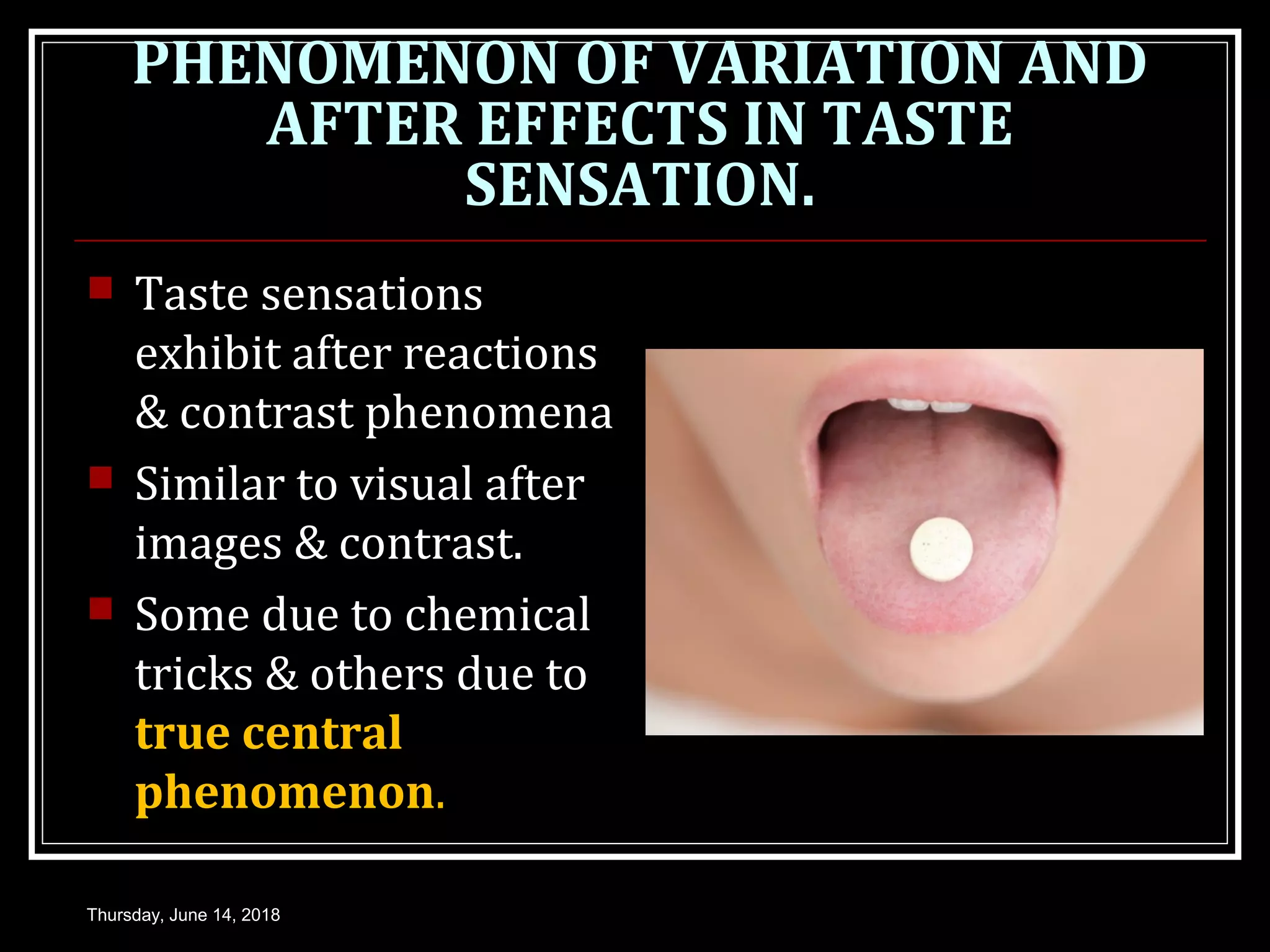SENSE OF TASTE | PPT