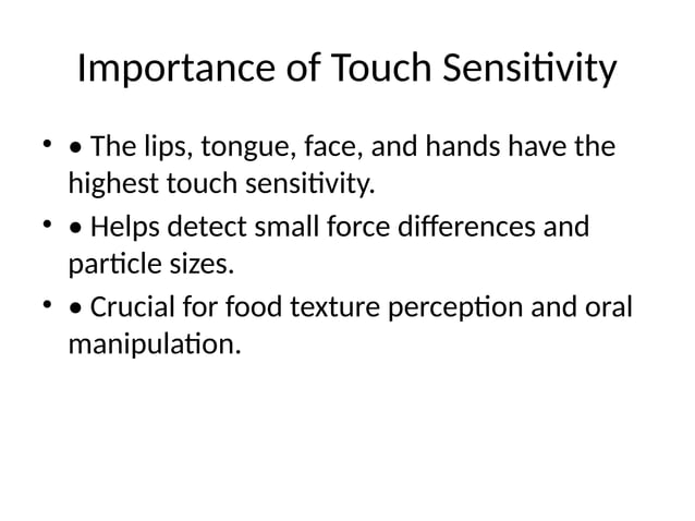 Sense_of_Touch_Presentation.pptx sensory evaluation | PPT