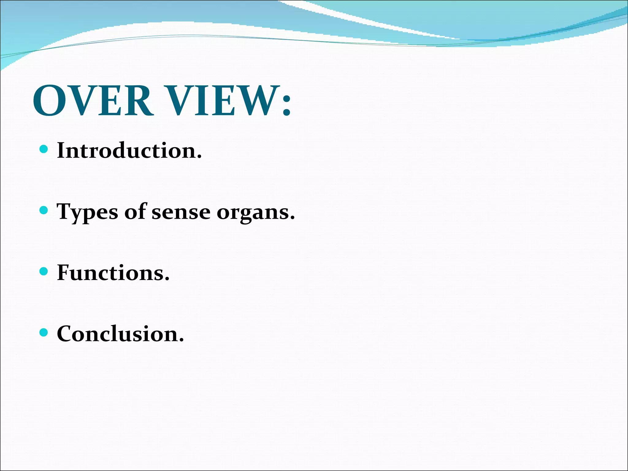 Sense organs | PPT