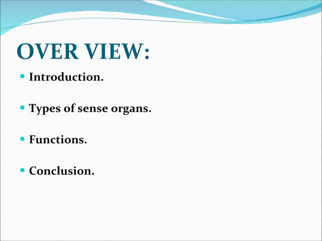 Sense organs | PPT | Ear, Nose and Throat Conditions | Diseases and ...