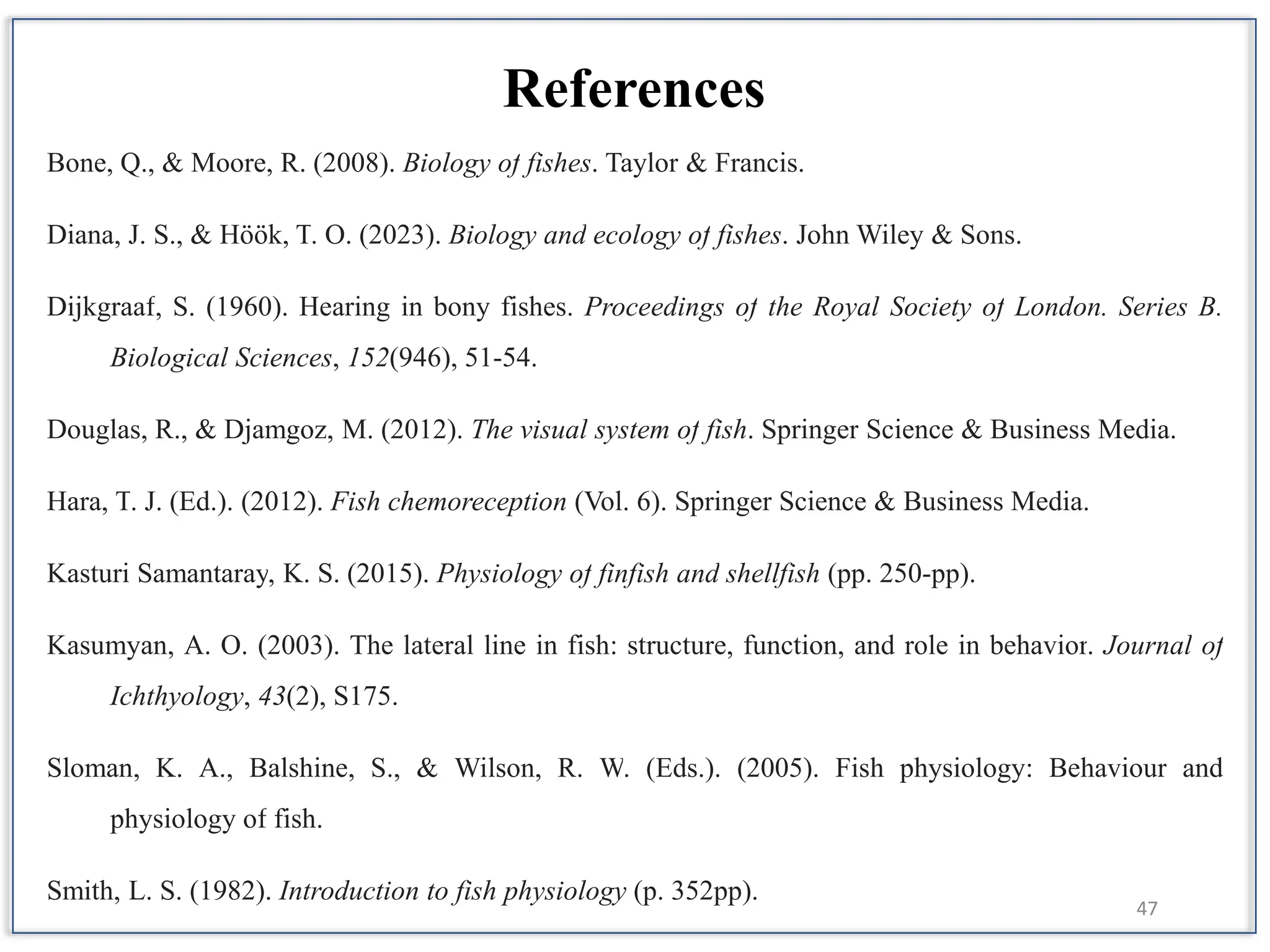Sense organs and their functions in Fish | PPTX