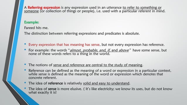 Semantics: Sense reference and universal discourse.pdf