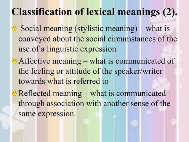 Sense relations & Semantics | PPTX