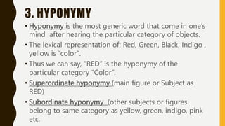 Sense Relation & Semantic | PPTX