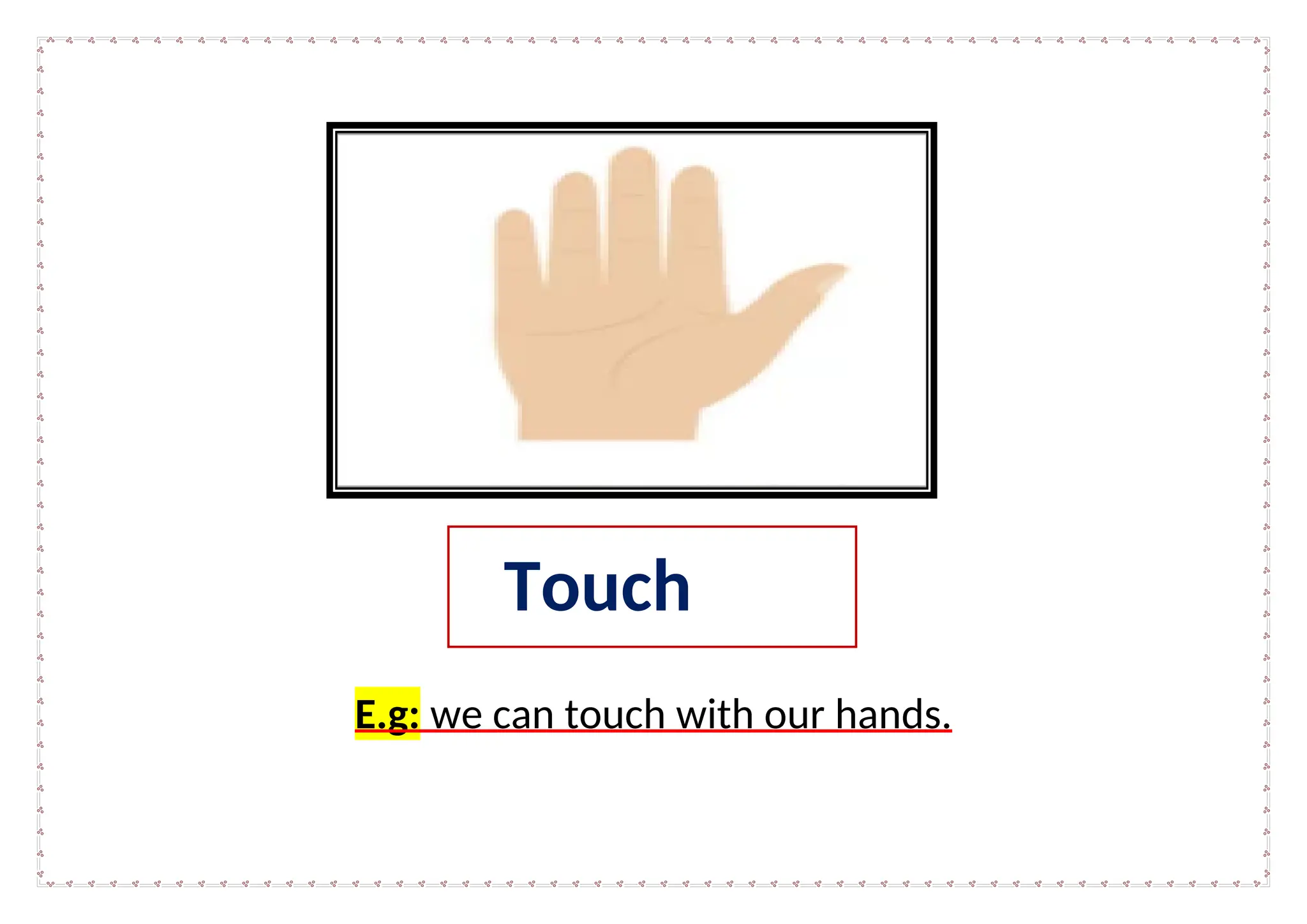 Five Senses Flashcards | PPT