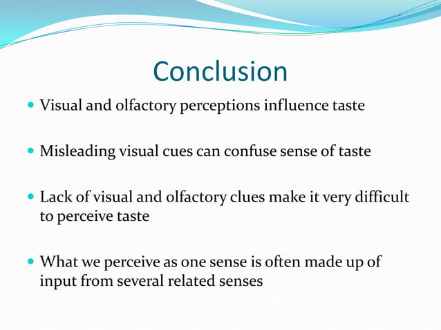 Senses of Taste | PPT