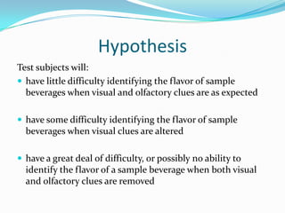 Senses of Taste | PPTX