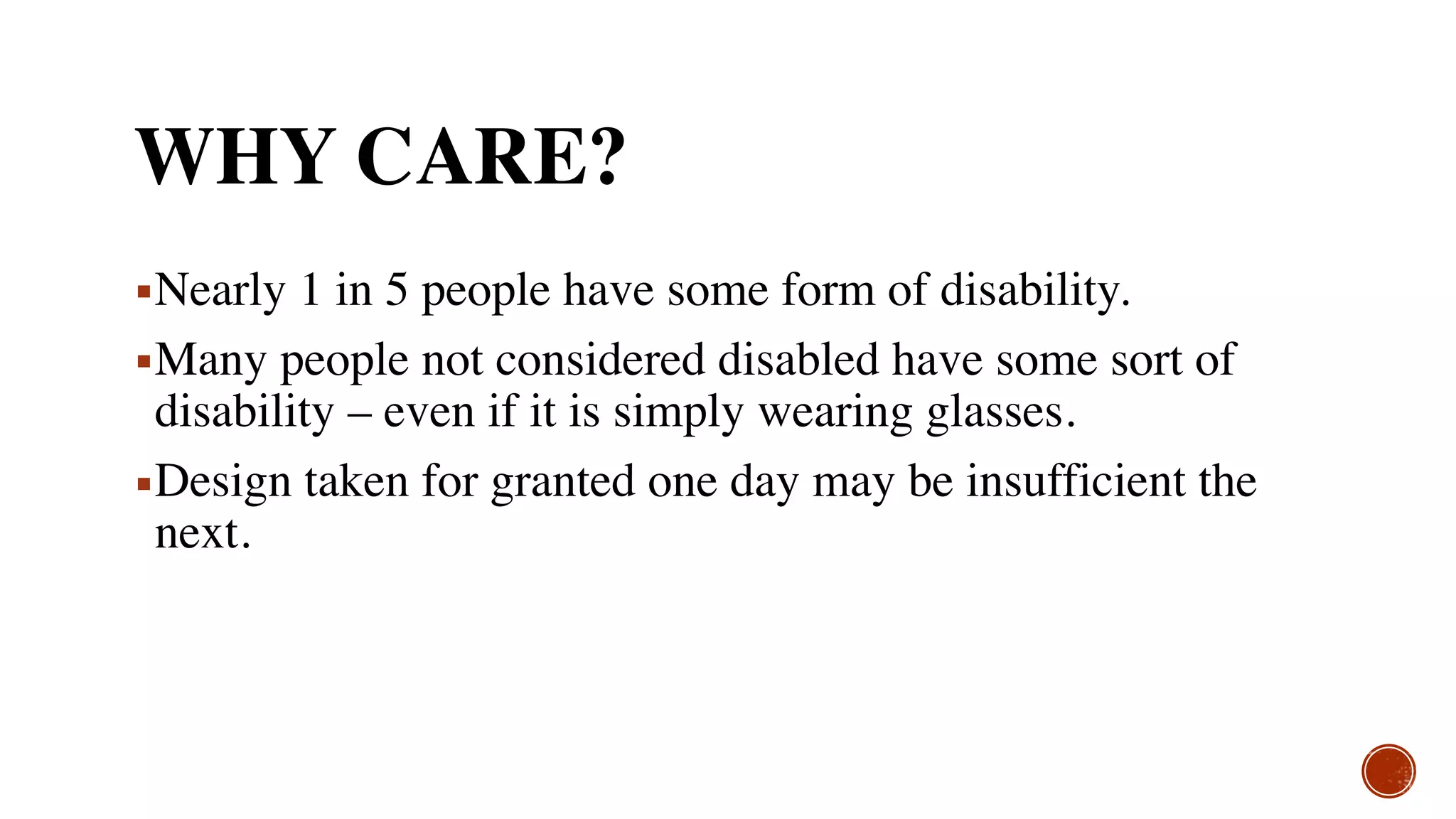 Senses Working Overtime - Improving Software Through Accessibility and ...