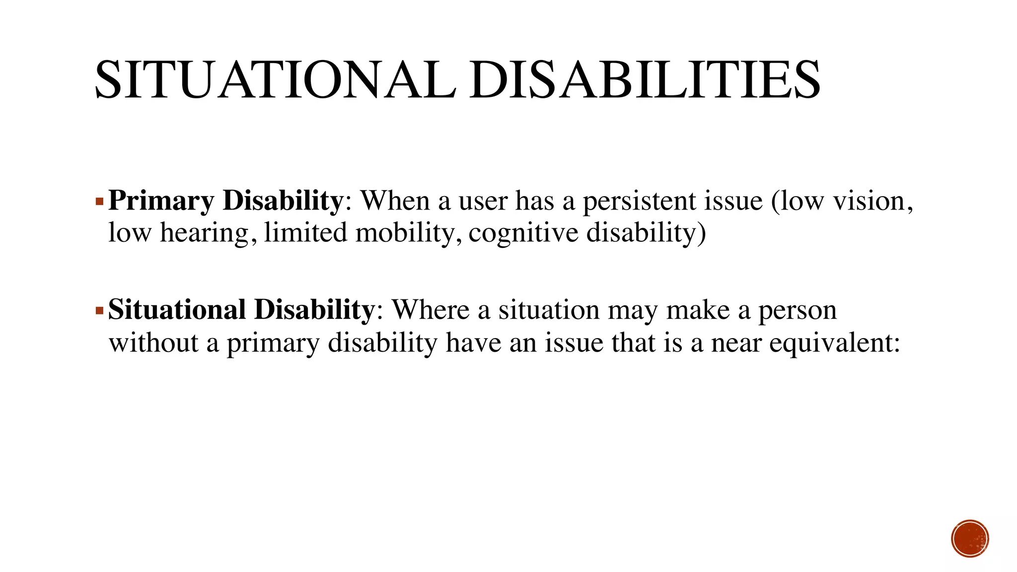 Senses Working Overtime - Improving Software Through Accessibility and ...