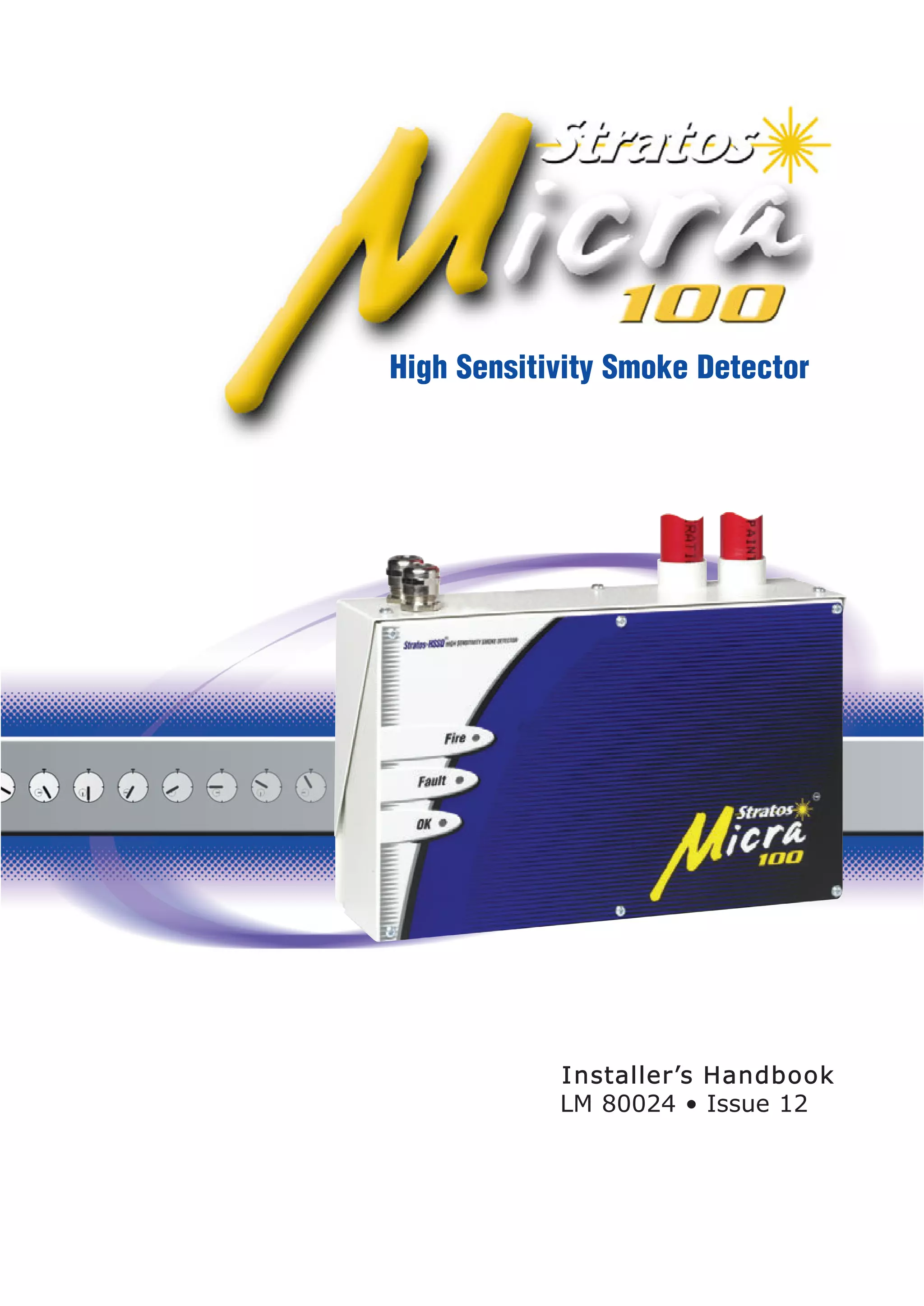 SenseTek Stratos Micra 100 installers handbook | PDF