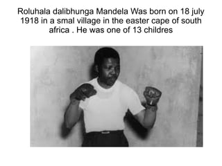 Mandela's Biography | PDF