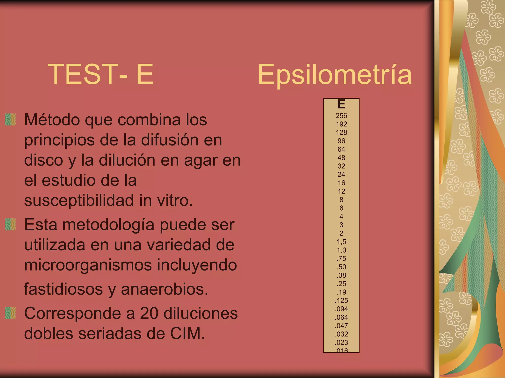 Sensibilidad y resistencia bacteriana | PDF