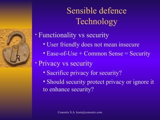 Sensible defence | PPT